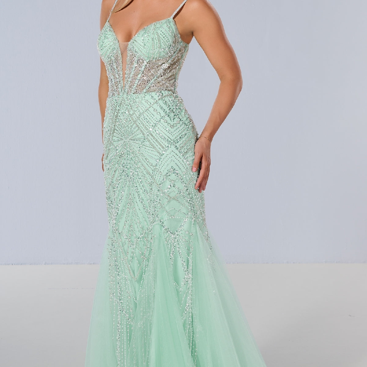 Tiffany 16218 Long Prom Dress