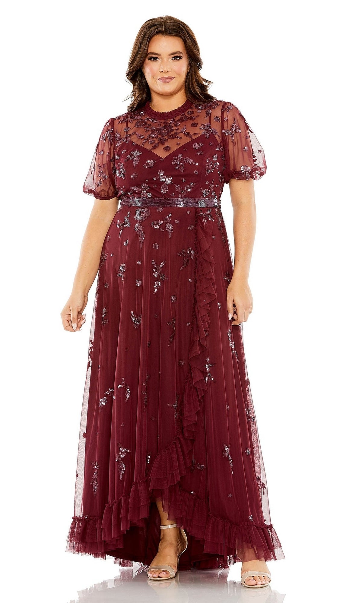 Mac Duggal 9269 Long Plus-Size Prom Dress - PromGirl