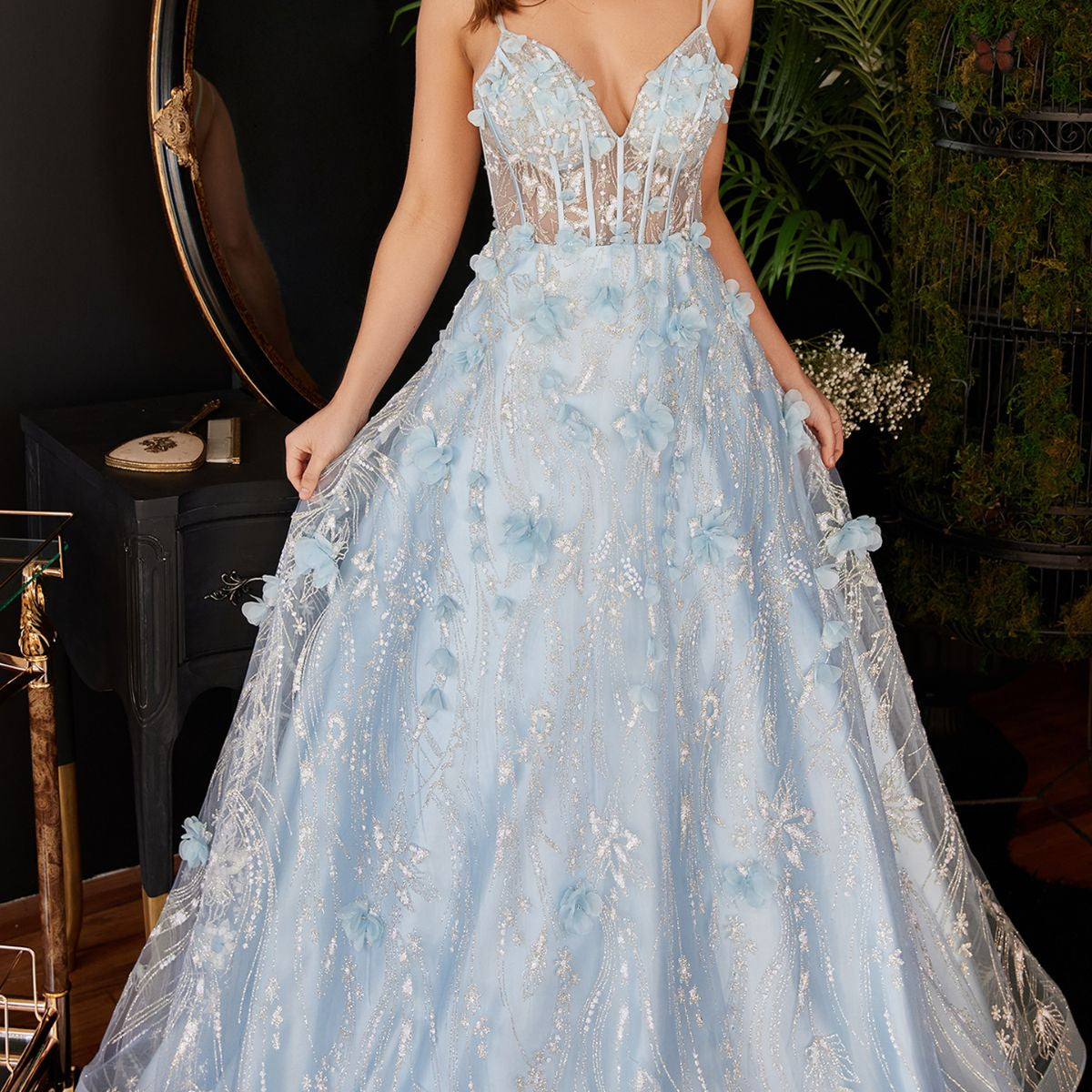 Ladivine CB105 Long Prom Dress - PromGirl