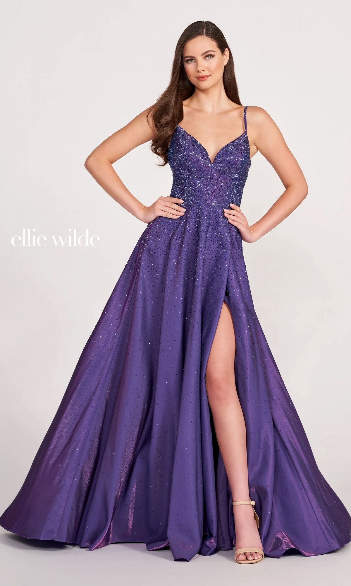 Ellie Wilde EW121001 Long Prom Dress - PromGirl